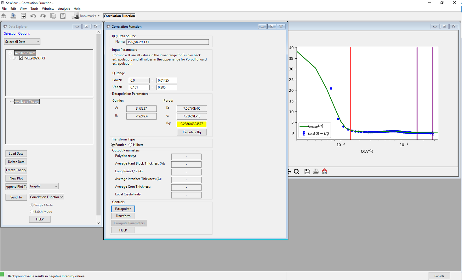 Correlation Function Analysis — SasView 4.2.2 documentation