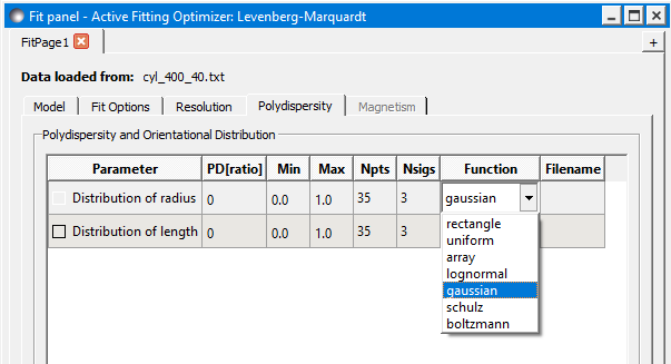 Fitting — SasView 5.0.5 documentation